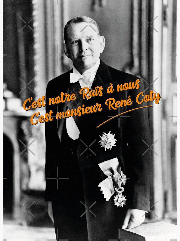 Impression artistique « René Coty - OSS 117 », par Soronelite | Redbubble
