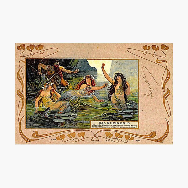 "Das Rheingold Mermaids of Rhine " Photographic Print for Sale by ...