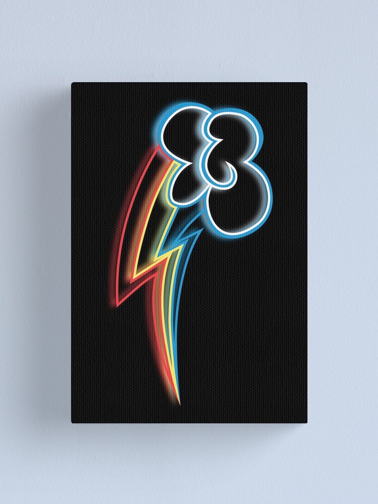 Rainbow Dash Cutie Mark Canvas Print For Sale By Colossal Redbubble