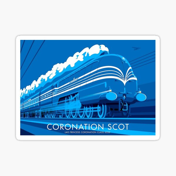 "Coronation Scot " Sticker by ollg | Redbubble