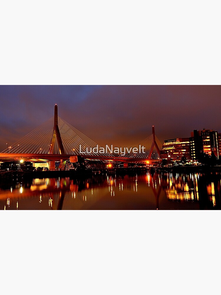 "Zakim bridge" Poster for Sale by LudaNayvelt | Redbubble