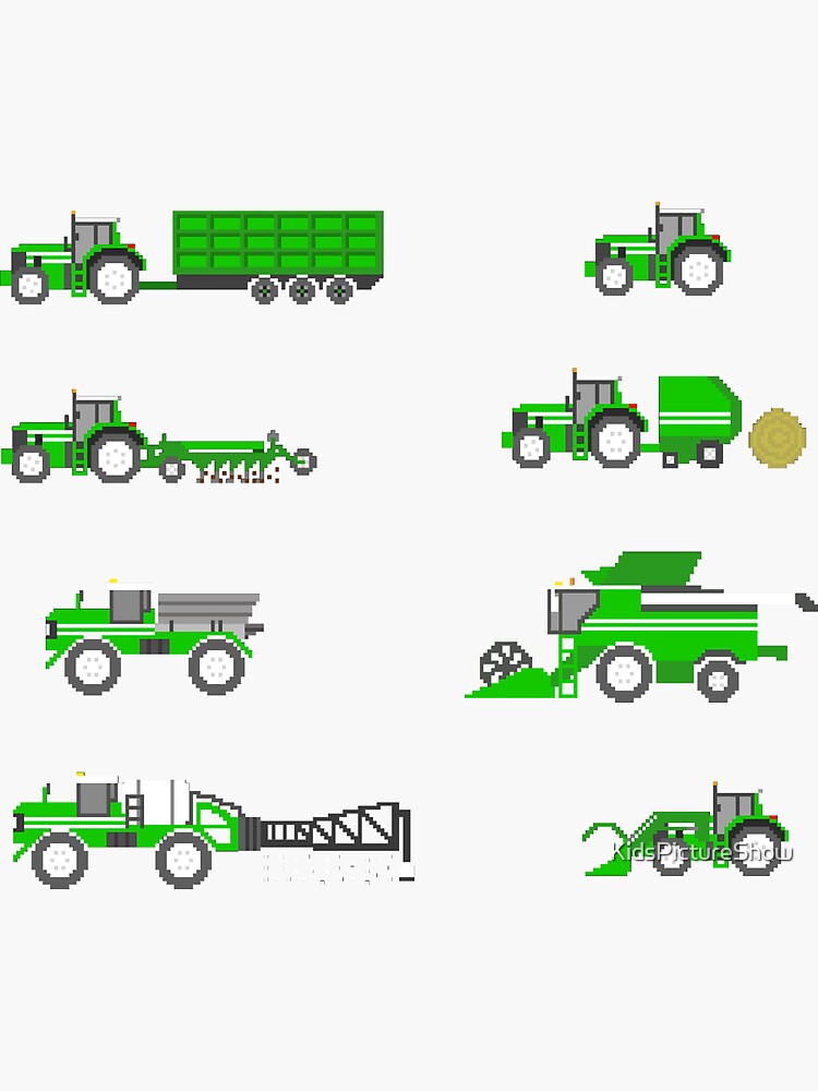 "Farm Vehicles - Book Version - The Kids' Picture Show" Sticker for ...