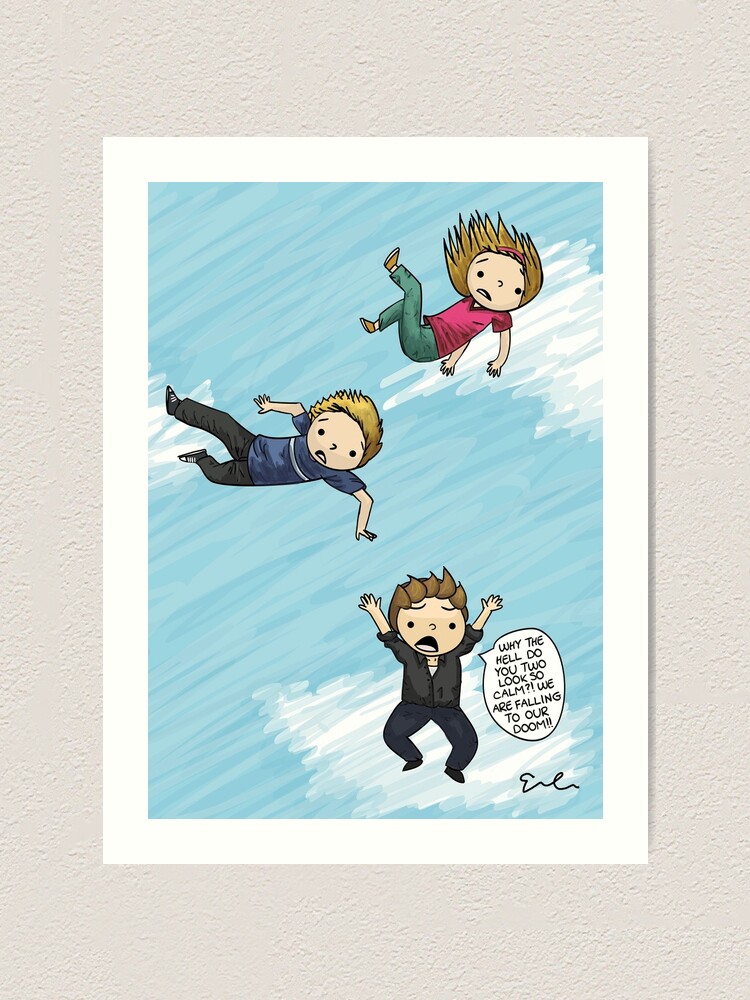 "Falling into The Land of Stories" Art Print by emmybiscuit | Redbubble