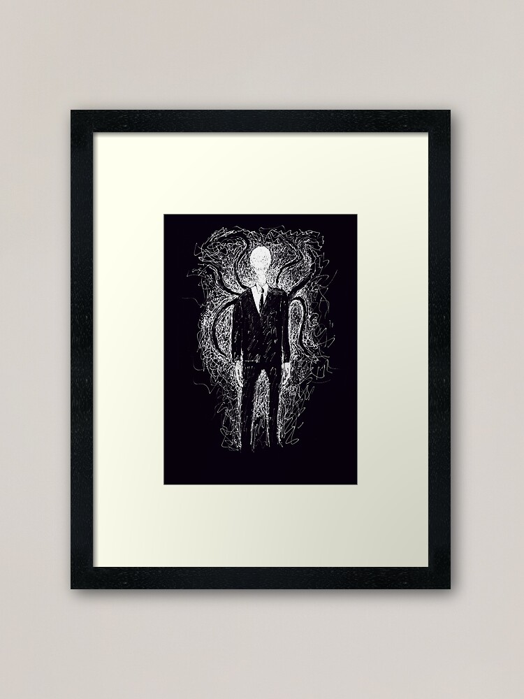 "The Slender Man" Framed Art Print for Sale by Xaphod | Redbubble