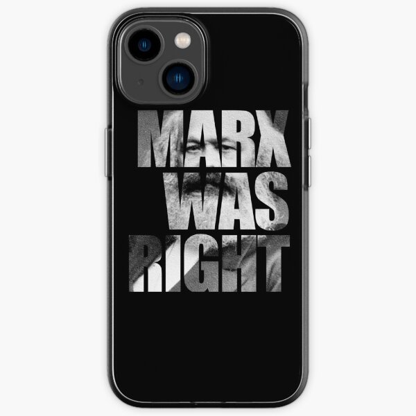 "MARX WAS RIGHT Political Karl Marx Communist Design" iPhone Case for ...