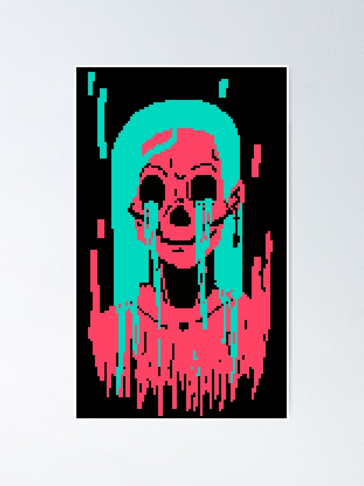 "Pixel Tears" Poster by nervilas7 | Redbubble