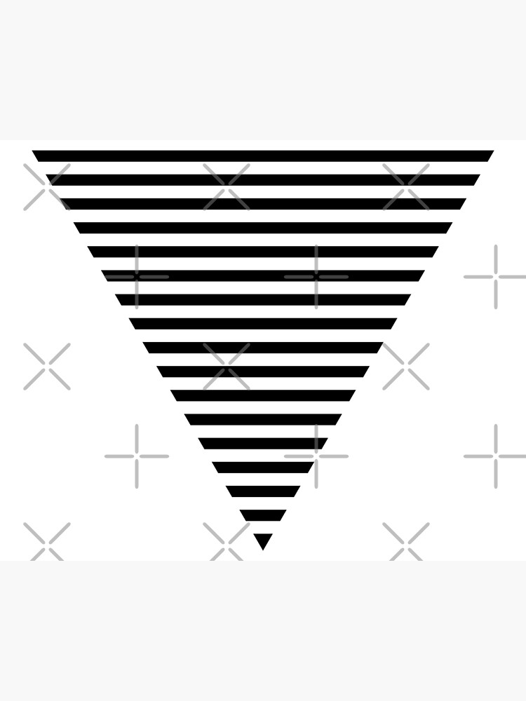 "striped triangle" Poster for Sale by tmsarts | Redbubble