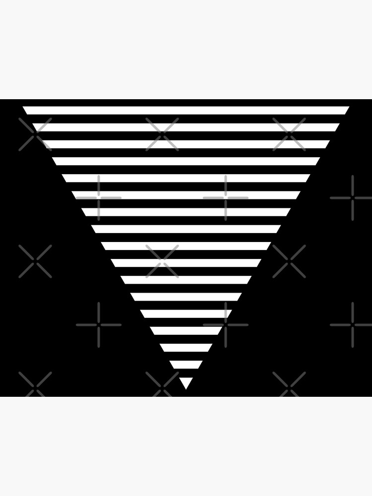 "striped triangle vector" Art Print for Sale by tmsarts | Redbubble