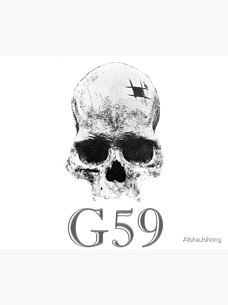 "G59 Skull logo" Art Print for Sale by AlohaJohnny | Redbubble