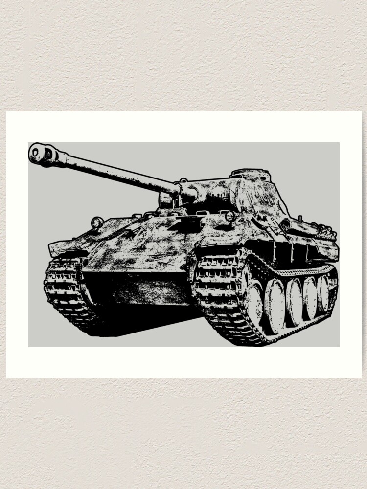 "Panther Tank" Art Print for Sale by deathdagger | Redbubble