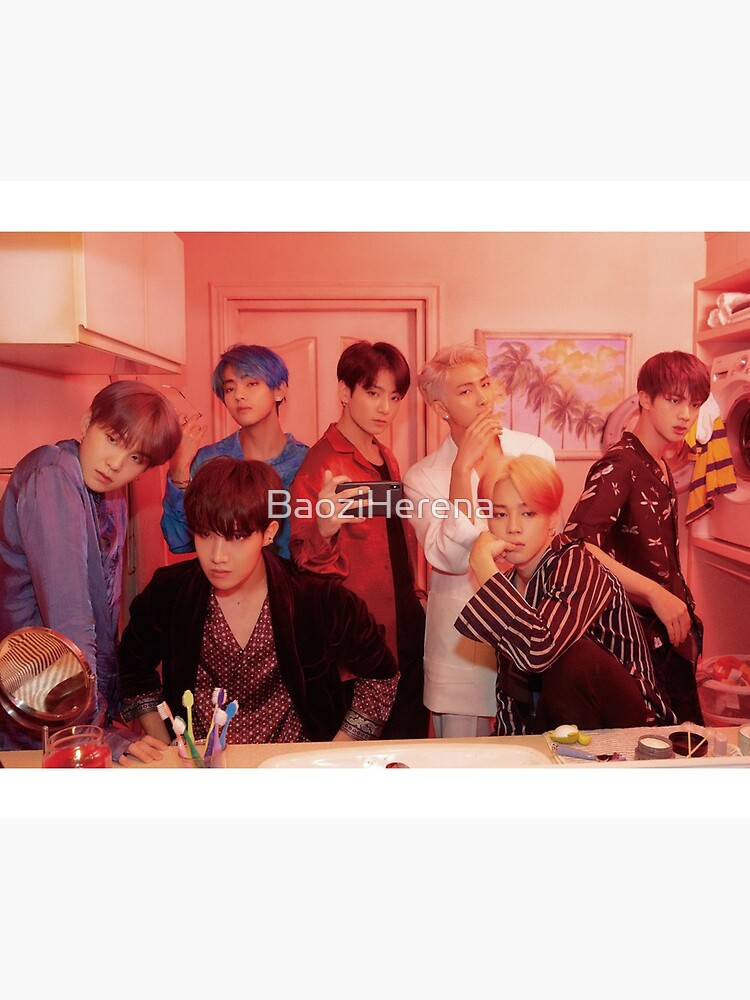 "BTS" Shower Curtain for Sale by BaoziHerena | Redbubble