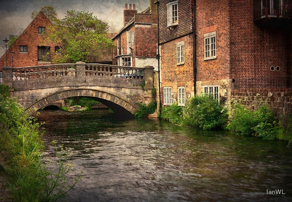 "Winchester City Bridge and Mill " by IanWL | Redbubble