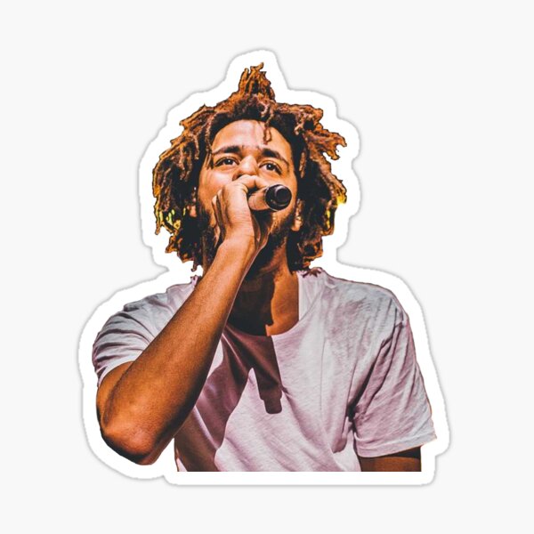 "J cole" Sticker by Leilasayan | Redbubble