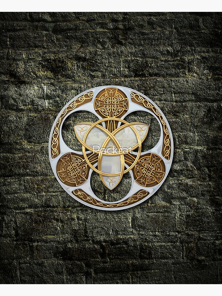 "Celtic Trinity Shield" Poster by Packrat | Redbubble
