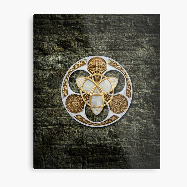"Celtic Trinity Shield" Metal Print for Sale by Packrat | Redbubble