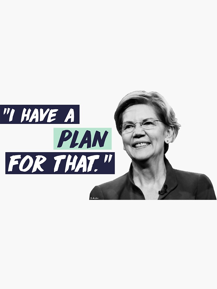 "Elizabeth Warren 2020" Sticker for Sale by BlueMediaProj | Redbubble