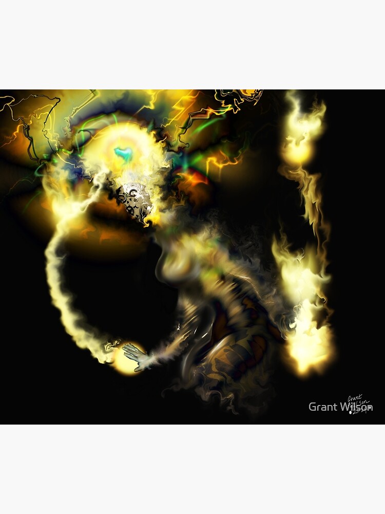 "Liminal Light Creature [Digital Fantasy Figure Illustration] " Poster ...