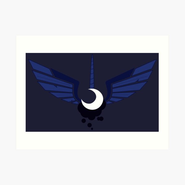 "Princess Luna Symbol" Art Print by Ysengrin | Redbubble