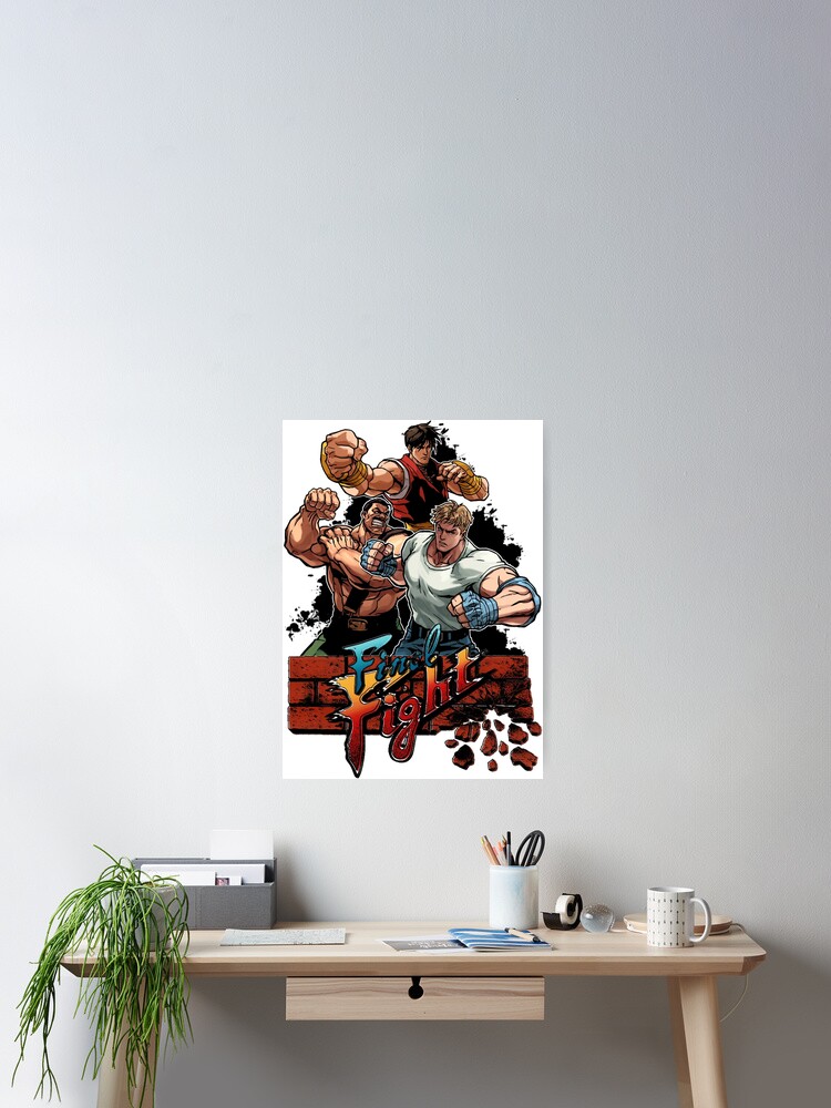 "Final Fight" Poster for Sale by huesitos1977 | Redbubble