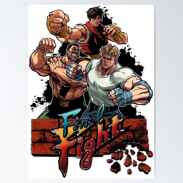"Final Fight" Poster for Sale by huesitos1977 | Redbubble