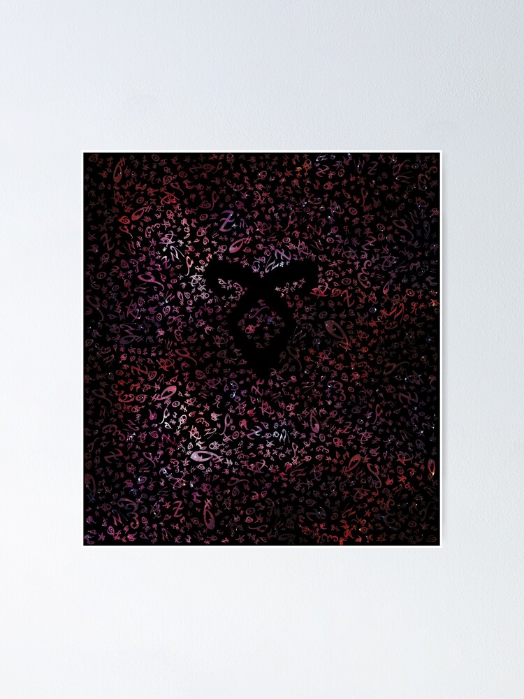 "Shadowhunters rune - pattern / texture with vanishing angelic power ...