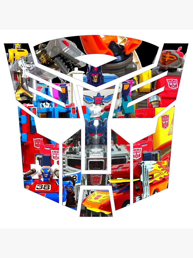 "TRANSFORMERS FIGURES!!! Generation 1 Autobot Logo " Framed Art Print ...