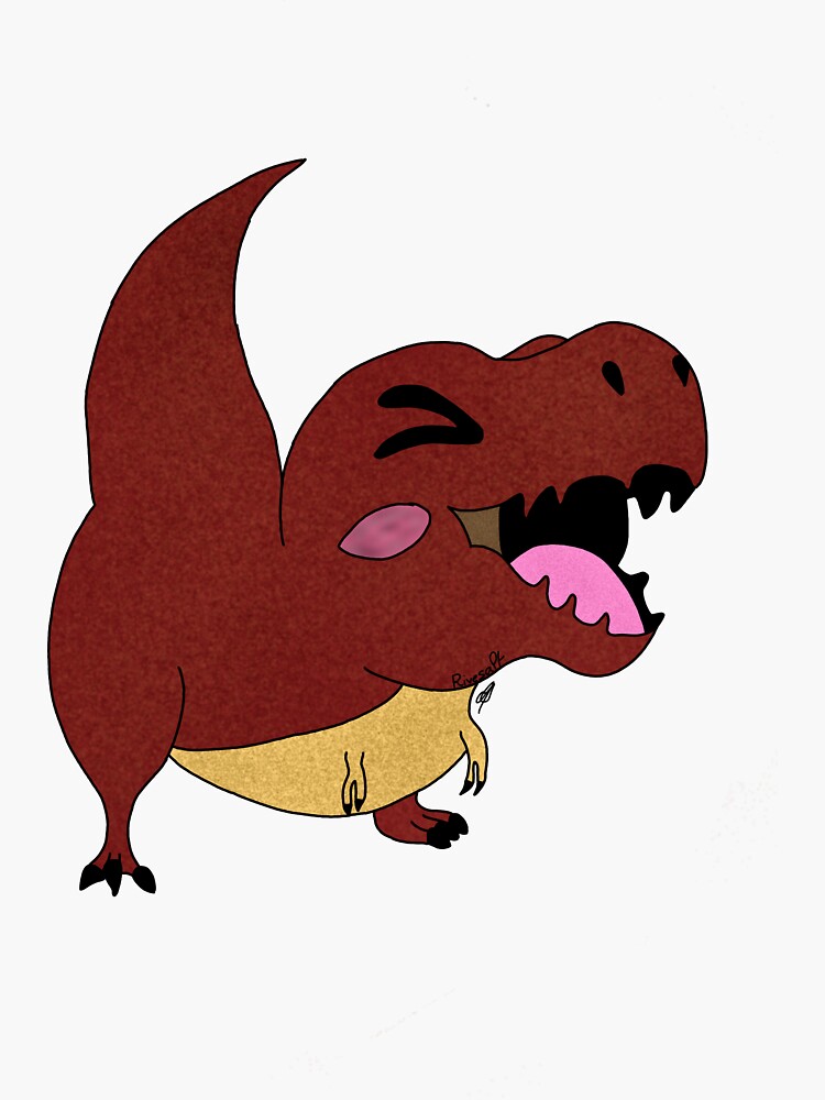 "jurassic park little Rexy" Sticker by EperondOr | Redbubble