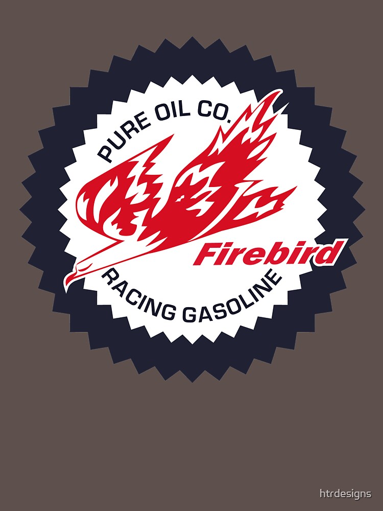 "Pure Firebird Racing Gasoline vintage sign reproduction" T-shirt for ...