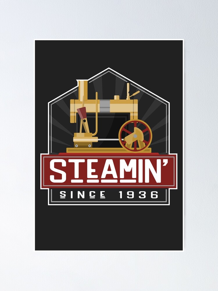 "Mamod Mini Steam Engine Vintage design" Poster for Sale by davidspeed ...