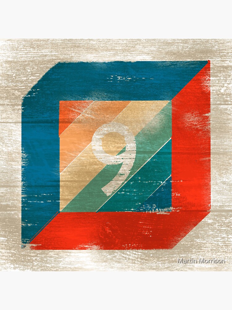 "Number 9" Sticker by d4martin | Redbubble