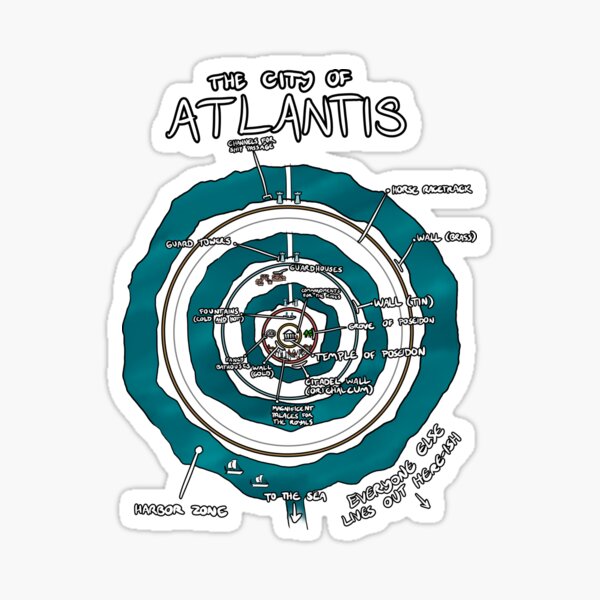 "Atlantis" Sticker for Sale by OSPYouTube | Redbubble