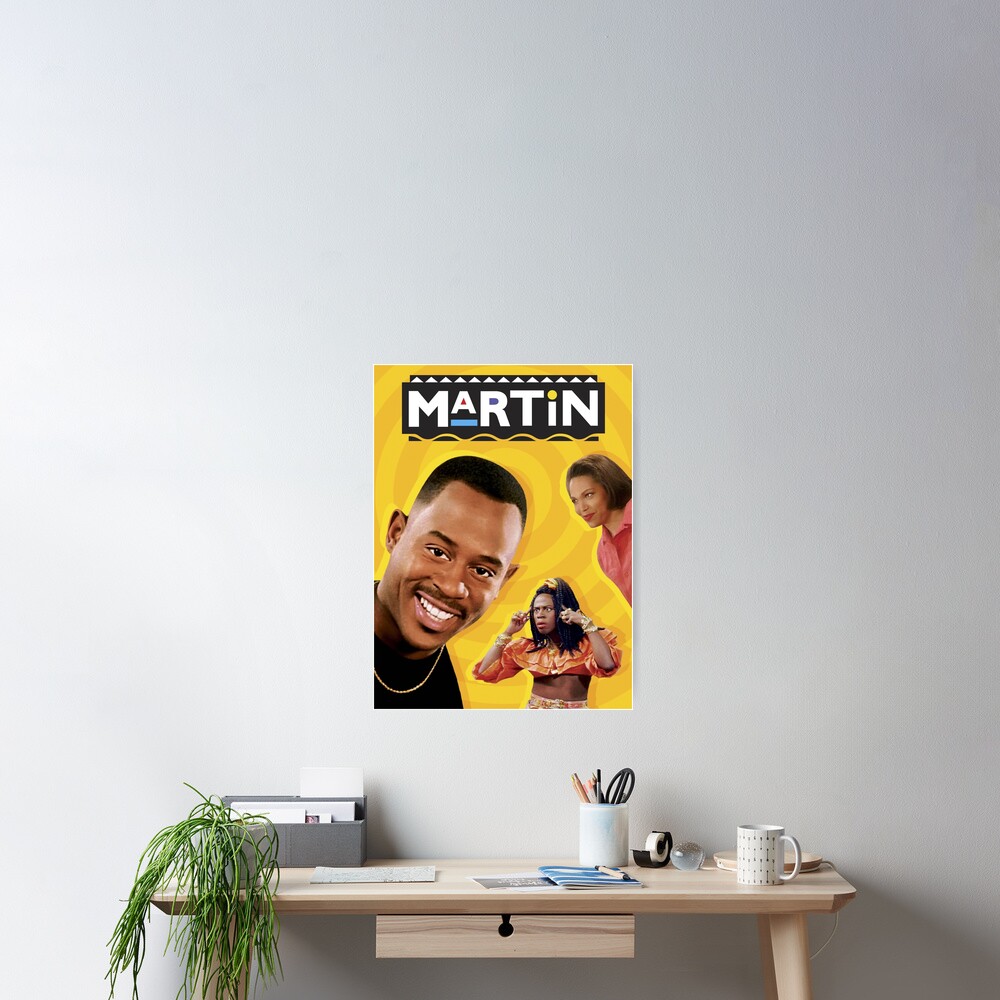 "Martin 90s TV Show and Series" Poster for Sale by Drcshaw | Redbubble