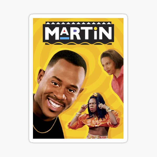 "Martin 90s TV Show and Series" Sticker by Drcshaw | Redbubble