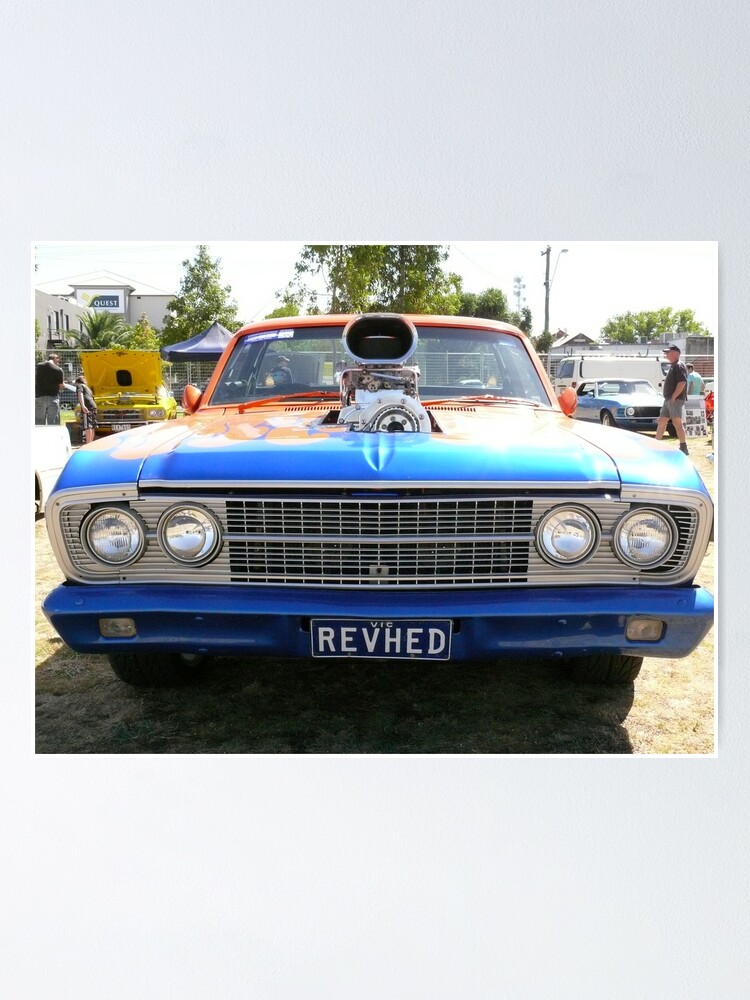 "1967 XR Ford Falcon Ute" Poster by elsha | Redbubble