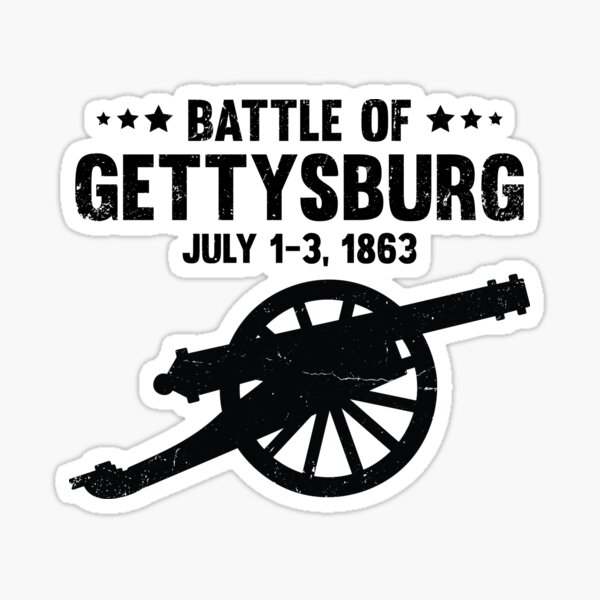 "Battle of Gettysburg Civil War Battle Vacation " Sticker for Sale by ...