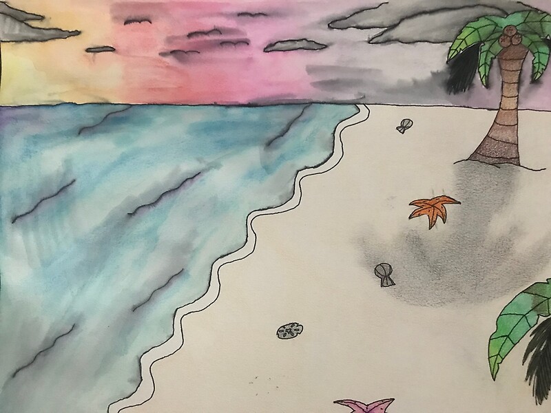 "Sunset at the beach " by SpecialAngel | Redbubble
