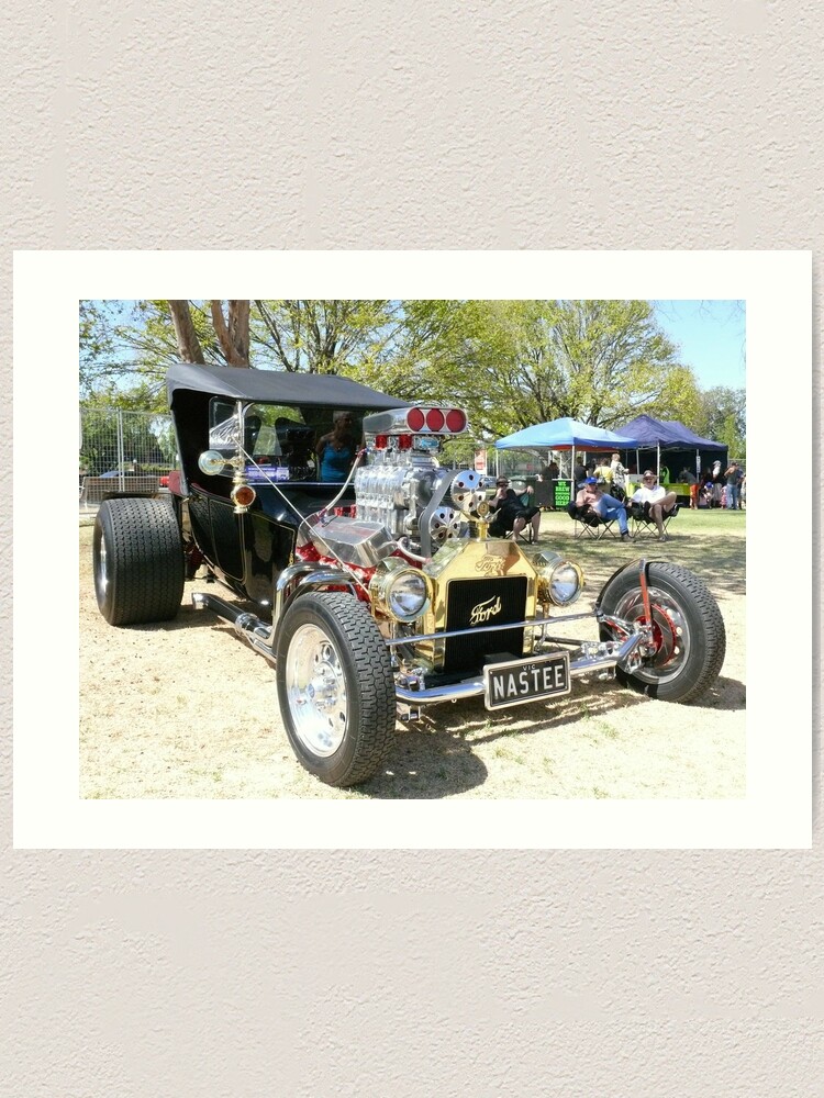 "Ford T Bucket Hot Rod" Art Print for Sale by elsha | Redbubble