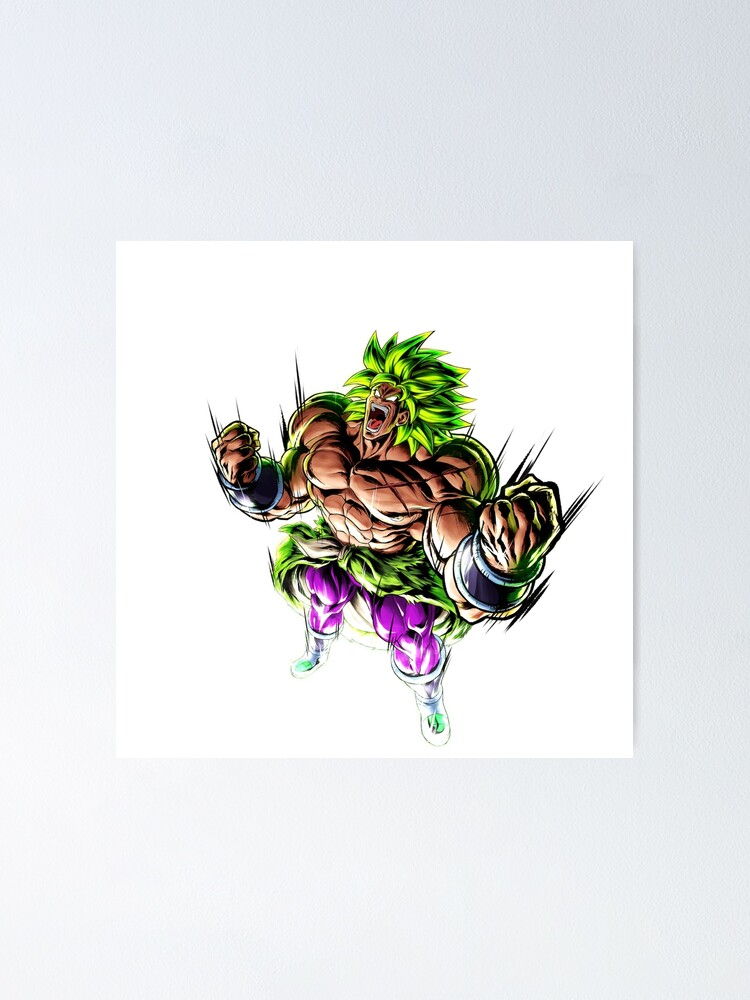 "DBL Broly" Poster by Alhaqq | Redbubble