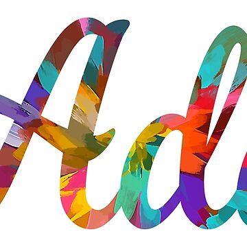 "Ada abstract painting girl's name" Poster for Sale by ComicKitsch ...