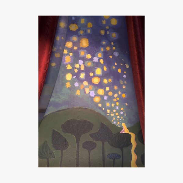 Tangled Floating Lights Painting