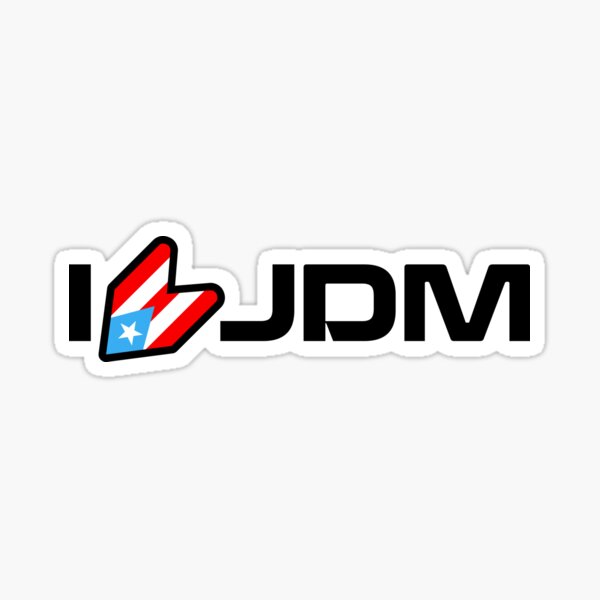 "I love JDM Puerto Rico" Sticker for Sale by Liomal | Redbubble