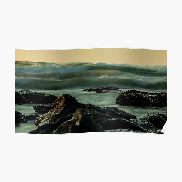 "Early swell" Poster by chrisdot | Redbubble