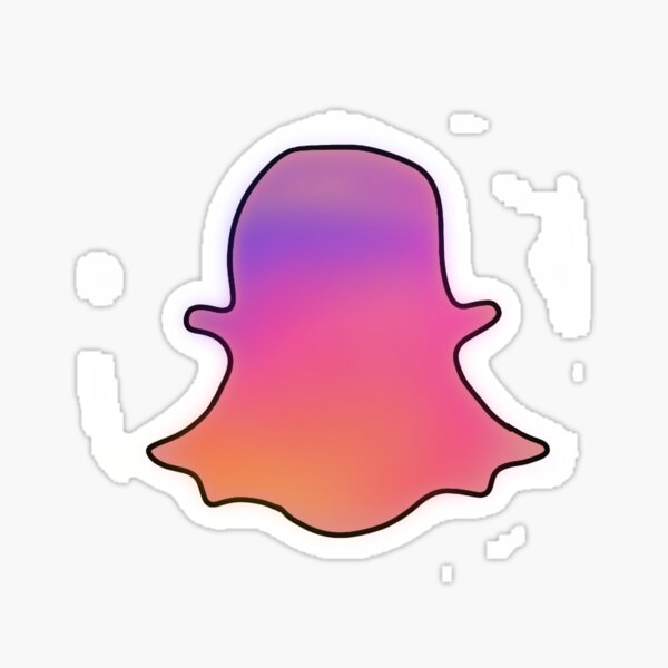 Snapchat Ghost Stickers | Redbubble