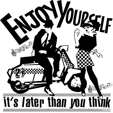 "Enjoy yourself" Poster for Sale by rudeboy1 | Redbubble