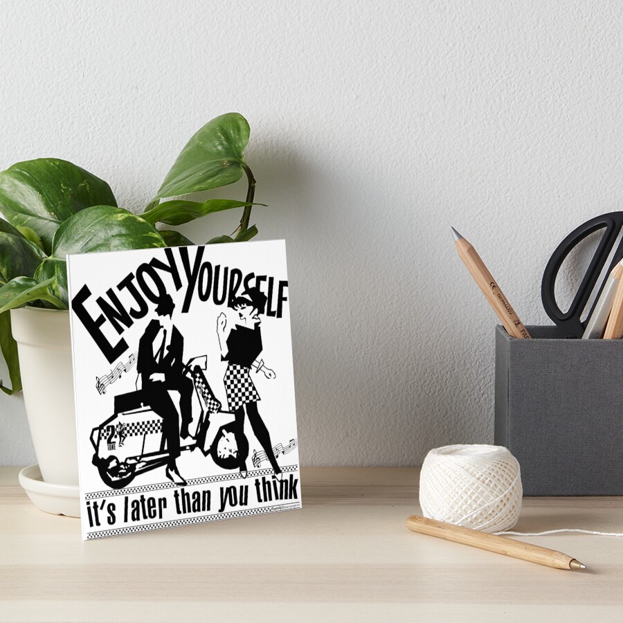 "Enjoy yourself" Poster for Sale by rudeboy1 | Redbubble