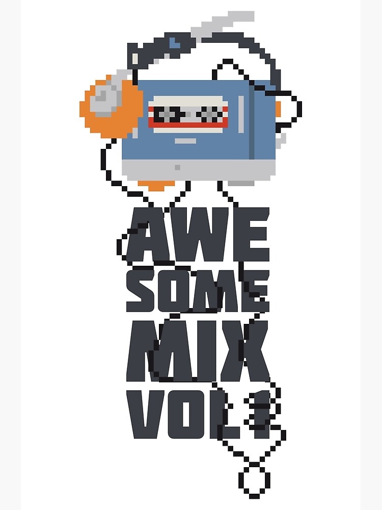"Awesome Mix Vol. 1 Part II" Poster by lpduarte | Redbubble