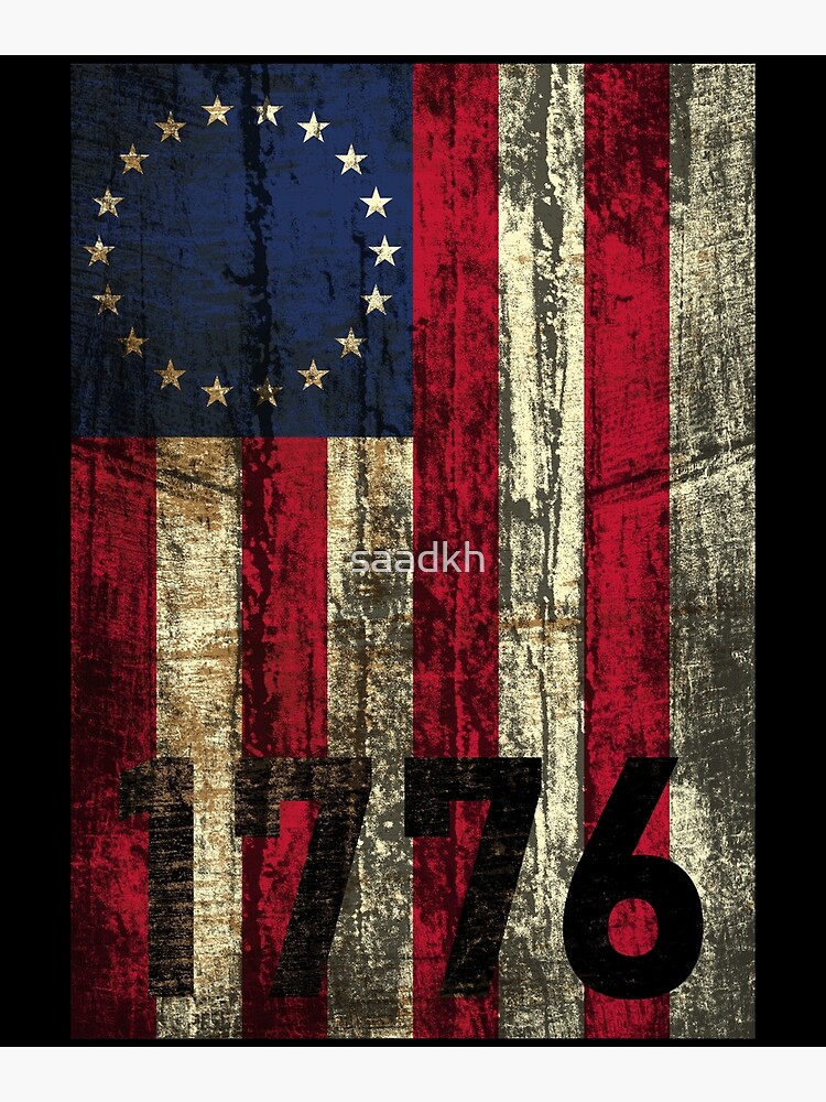 First American Flag Background