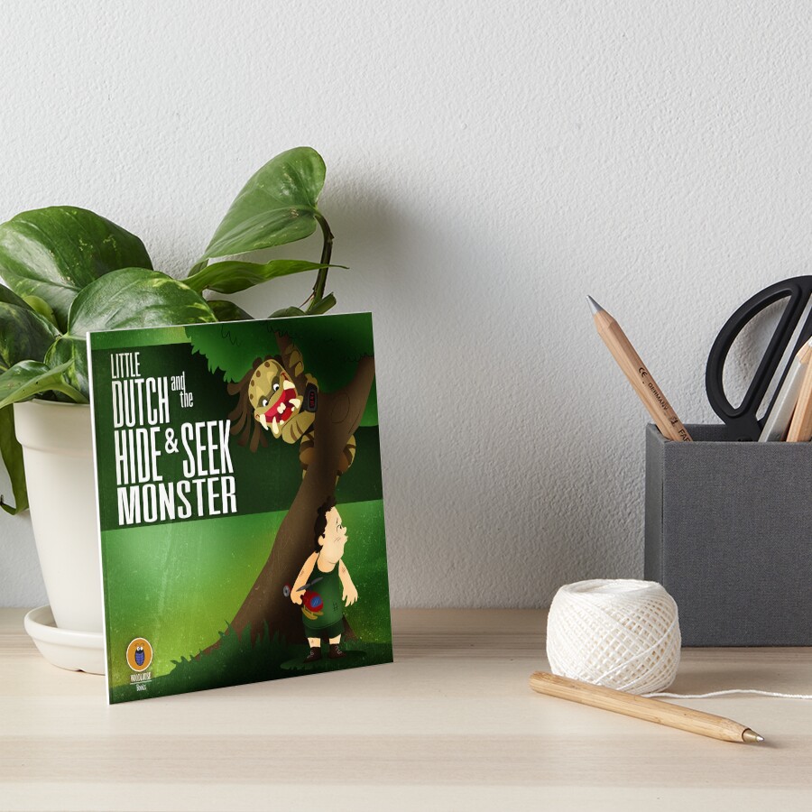 "Predator- Arnie and the hide and seek monster" Art Board Print by ...