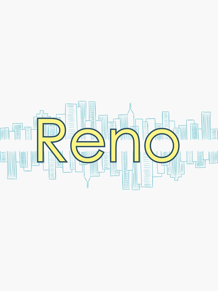 "Reno" Sticker by oleo79 | Redbubble