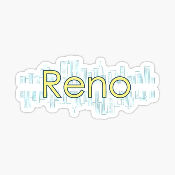 "Reno" Sticker by oleo79 | Redbubble